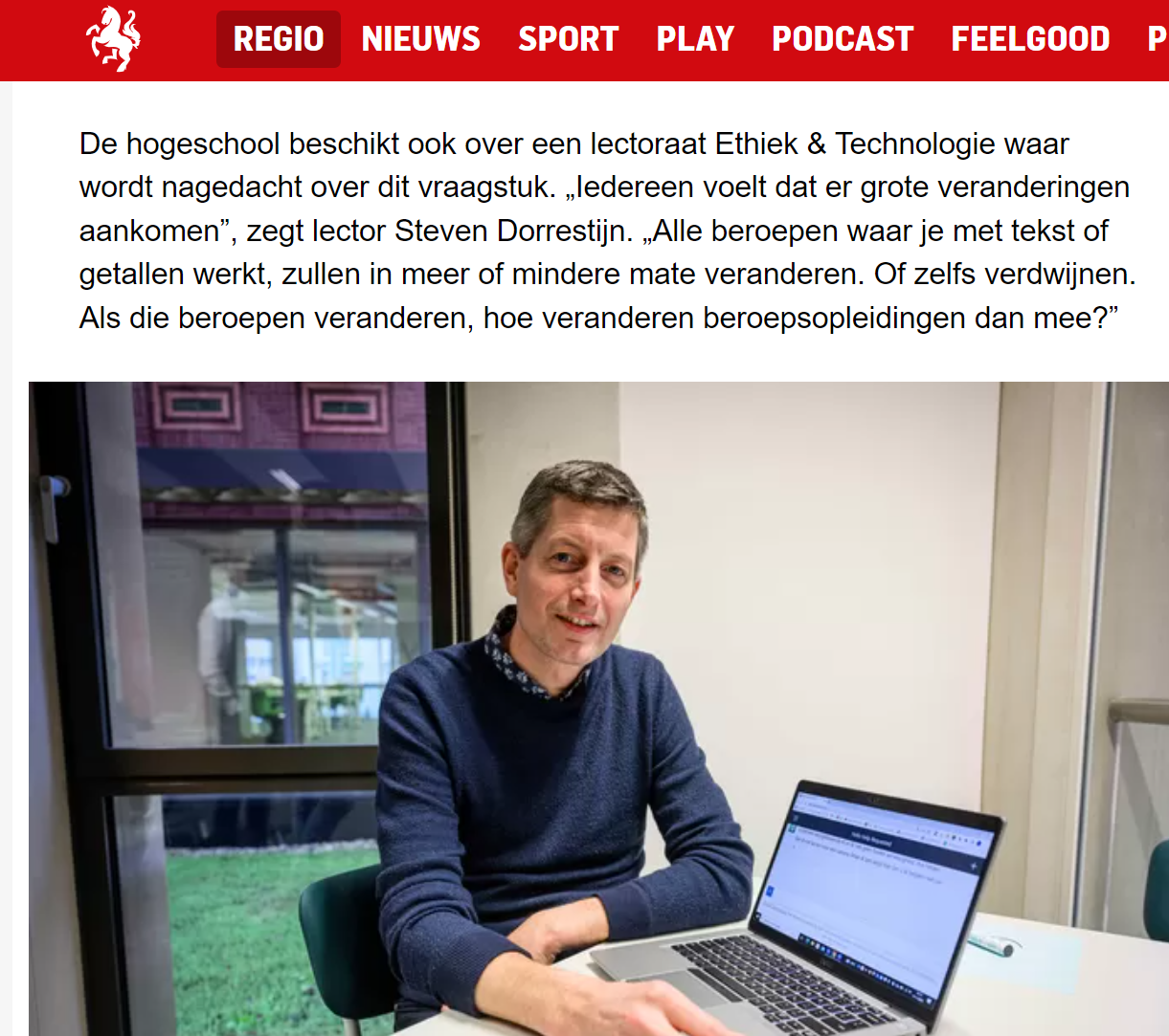 Media-podium – Steven Dorrestijn